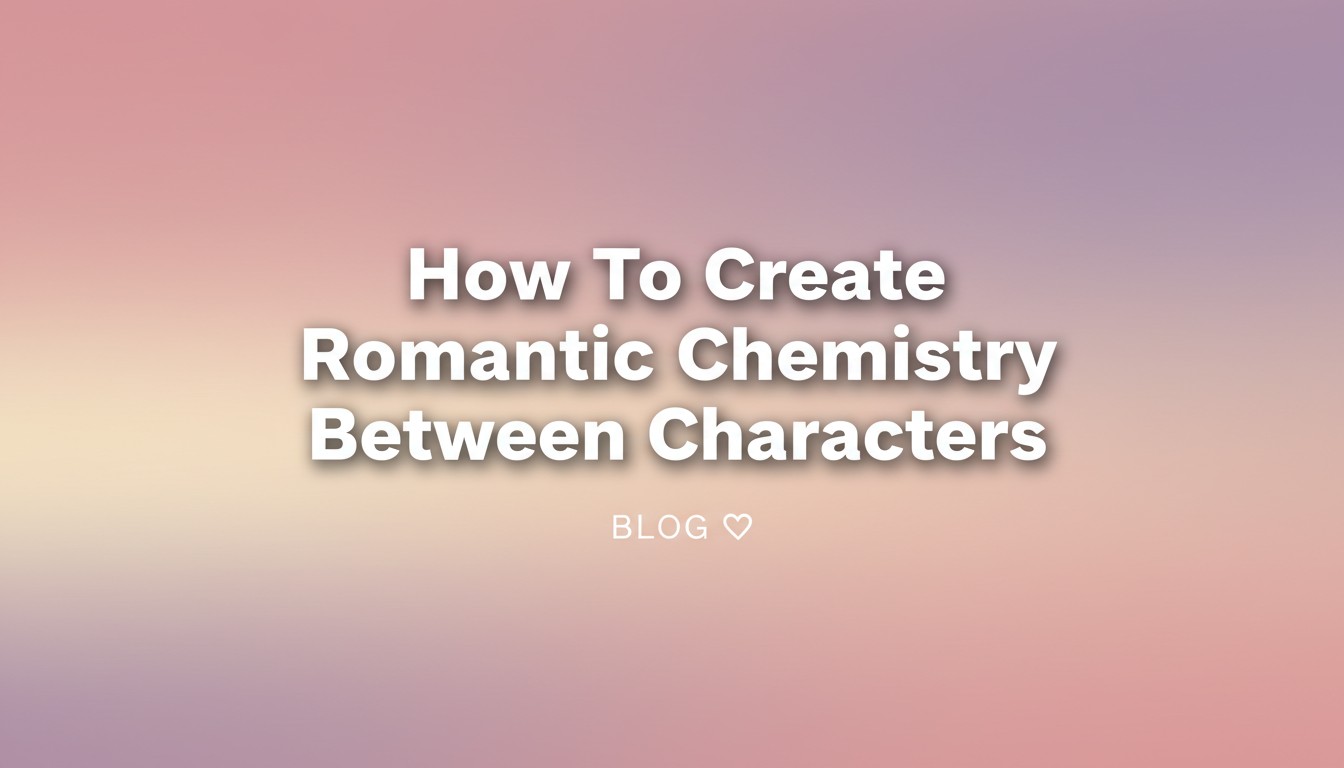 How To Create Romantic Chemistry Between Characters